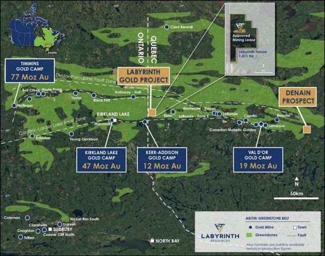 Labyrinth Gold Project, Canada: Project Payment Schedule