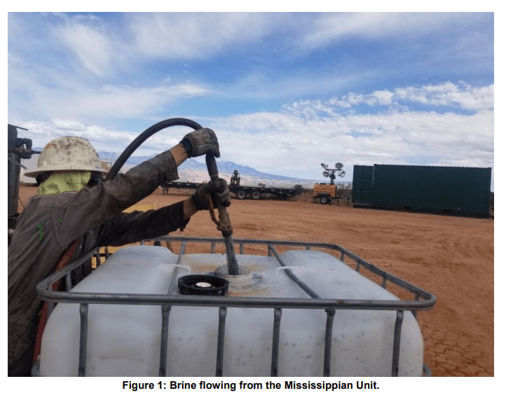 Anson Takes First Brine Sample from Priority Mississippian Unit