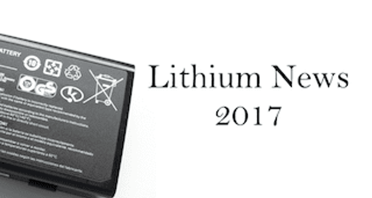 5 Top Lithium News Stories of 2017 | INN