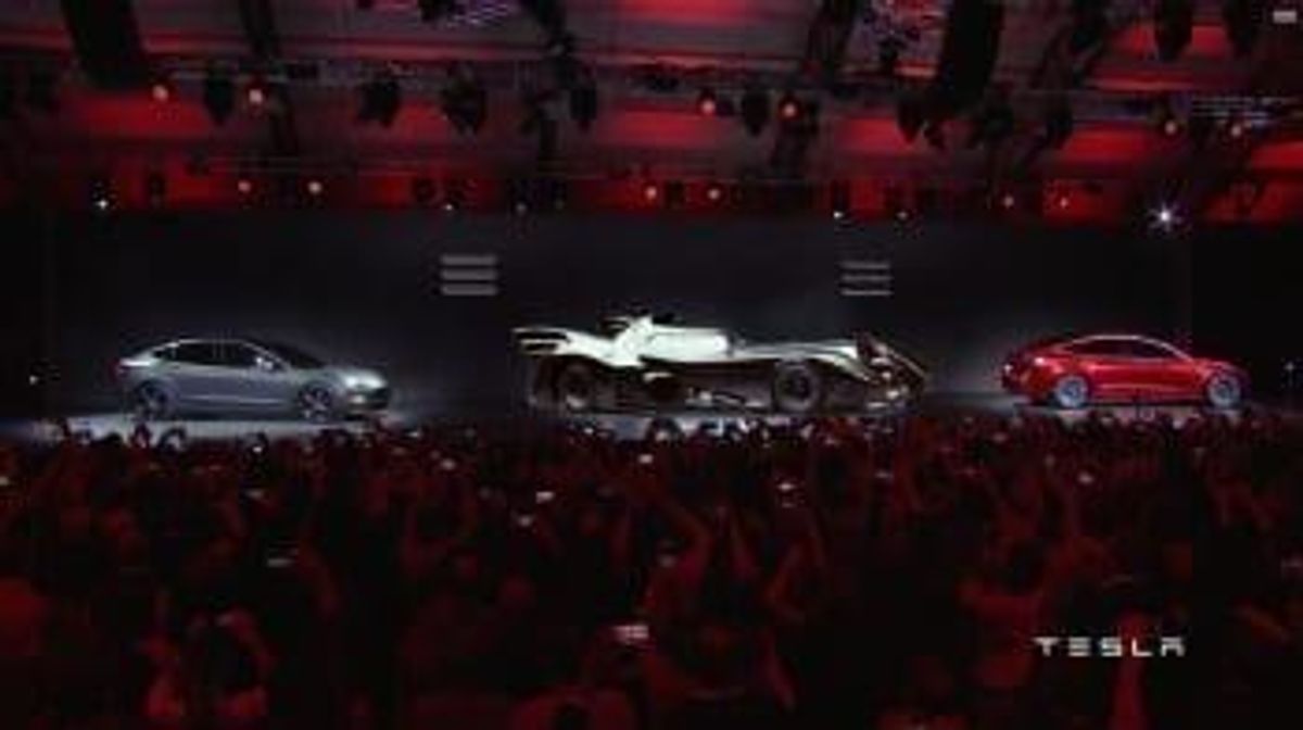 Tesla Model 3 Shaped Like a Batmobile | INN