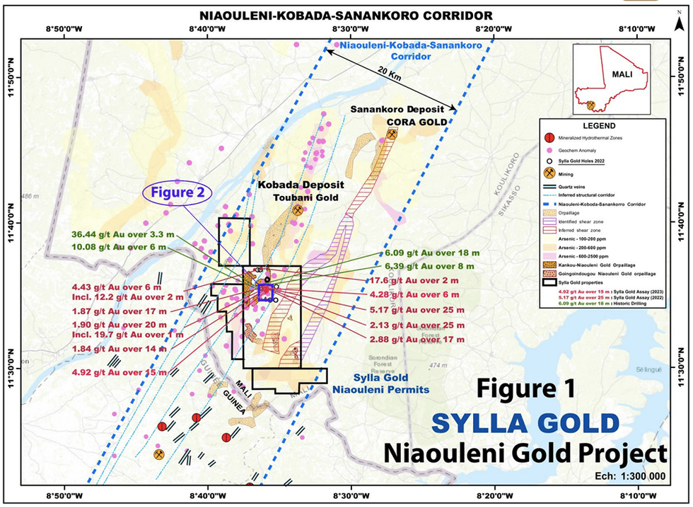 Sylla Gold Commences Phase 2 Drilling at Niaouleni Gold Project
